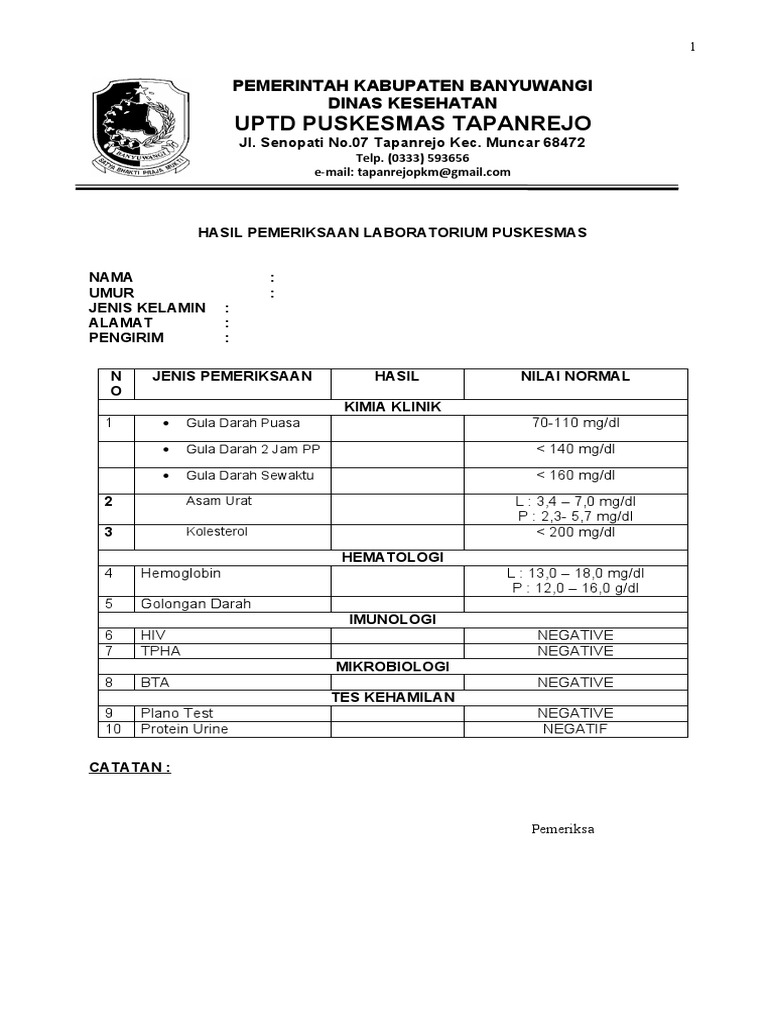 Hasil Lab Fix1 | PDF