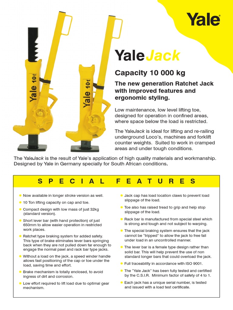 Yale Lifting Solutions PDF | PDF | Equipment | Mechanical Engineering