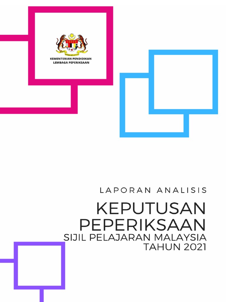Laporan Analisis Keputusan SPM 2021 PDF | PDF