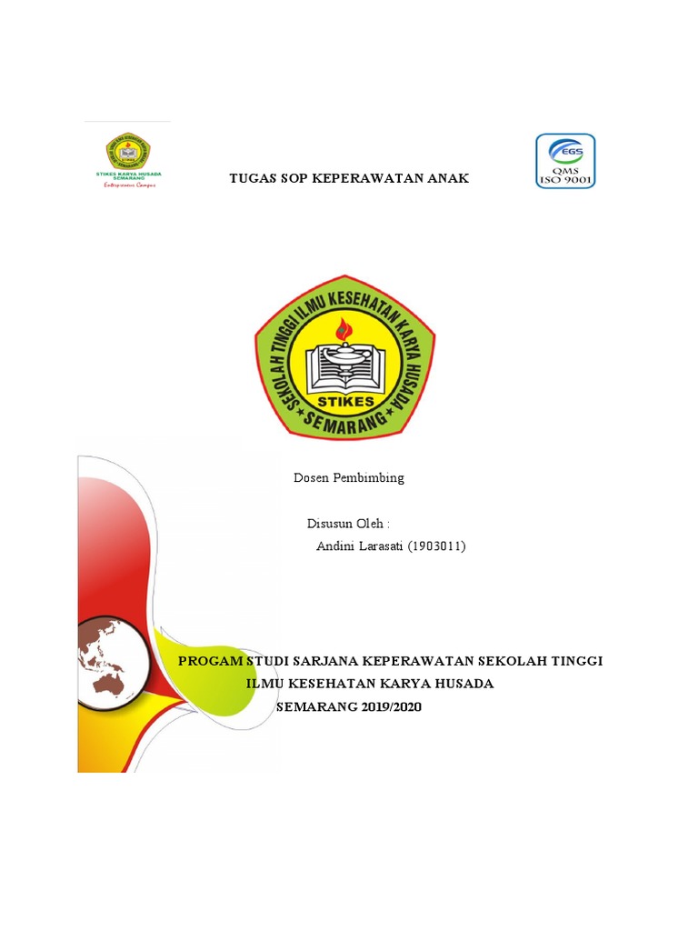 AndiniLarasati - Tugas SOP Kep - Anak | PDF