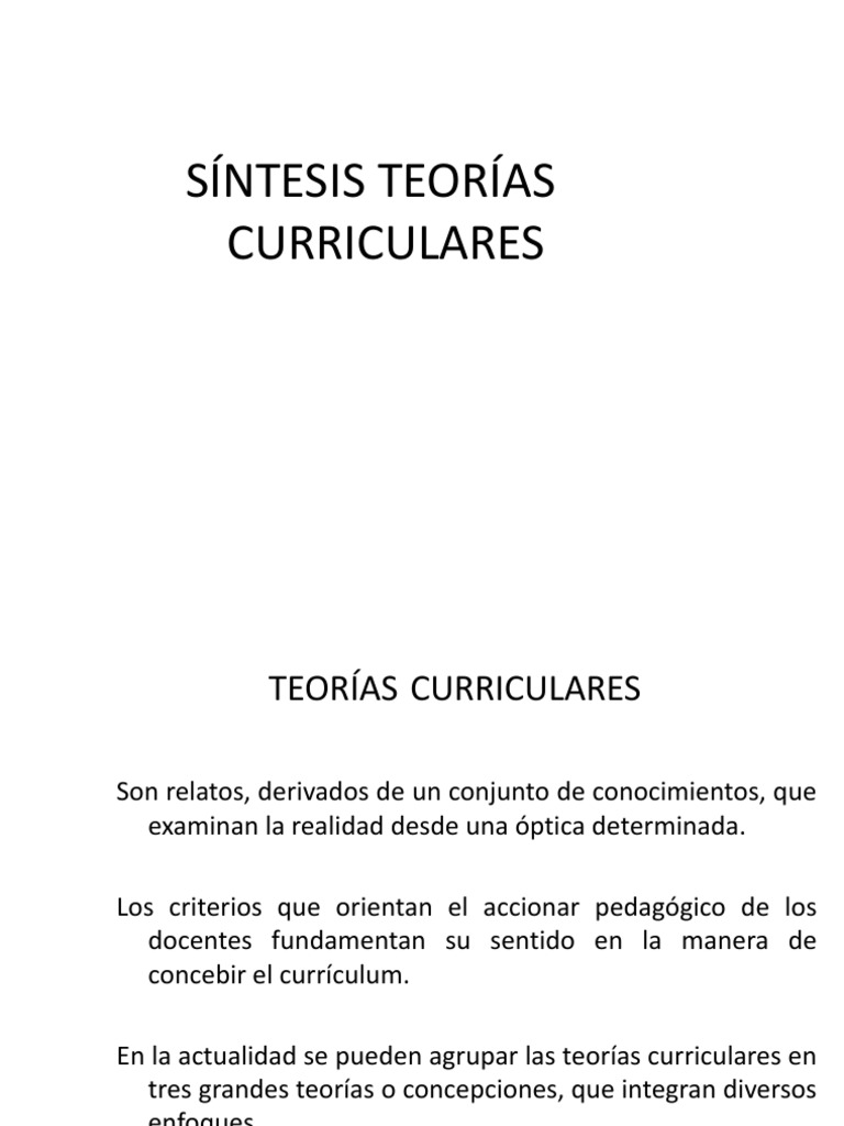 Teorías Curriculares Kemmis | PDF