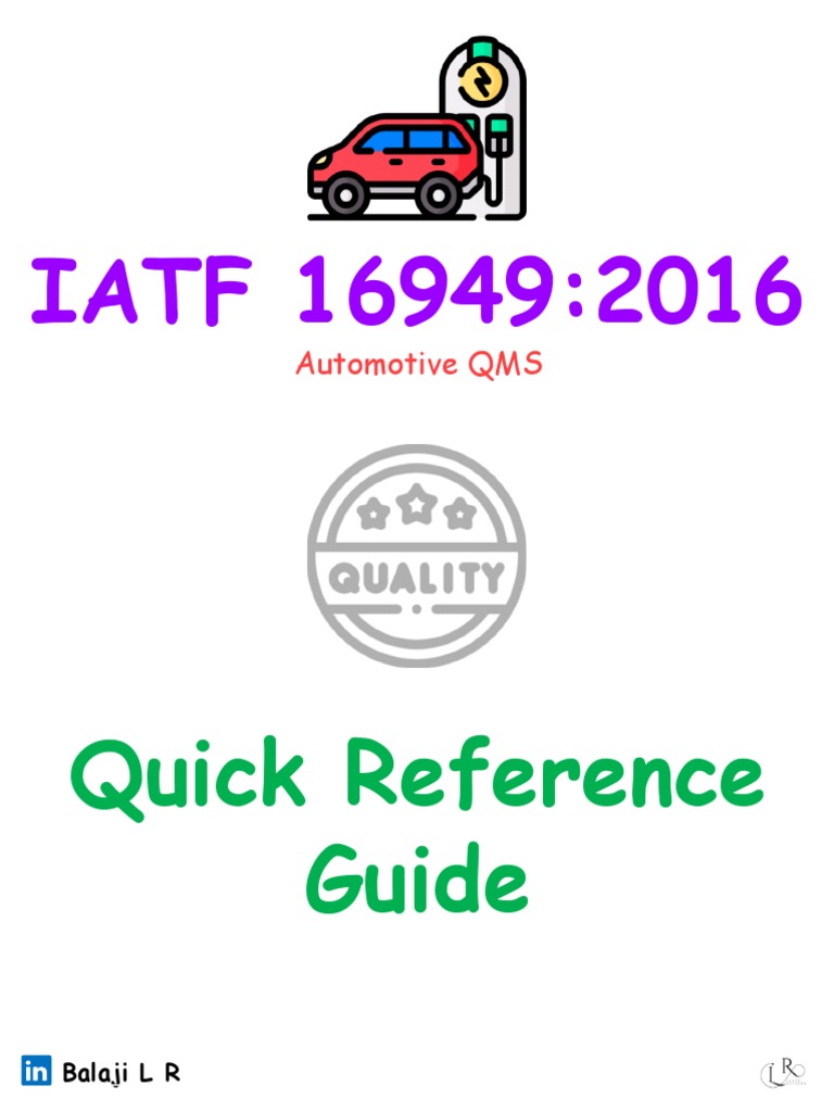 IATF 16949-2016 Quick Reference Guide | PDF | Business