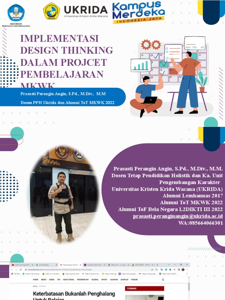 Implementasi Design Thinking MKWK | PDF