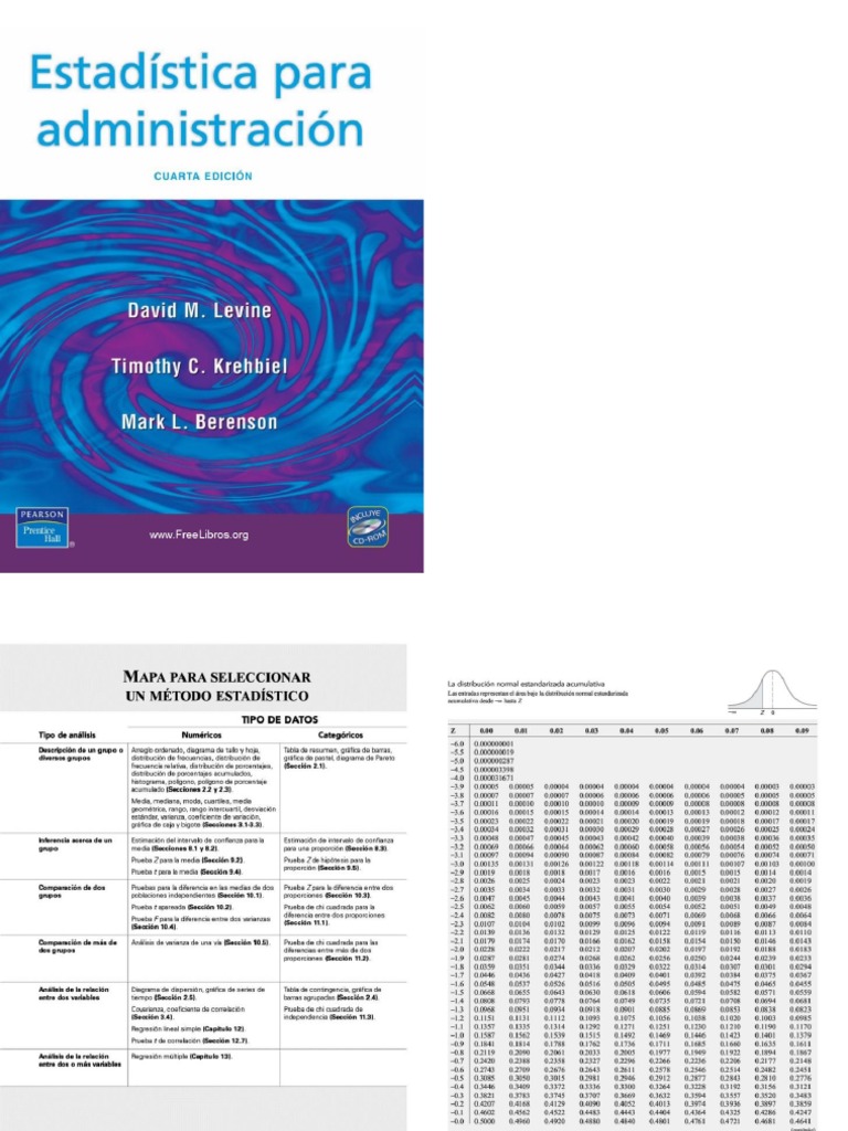 Estadistica para administracion 4ta Edicion - David M Levine.pdf | PDF