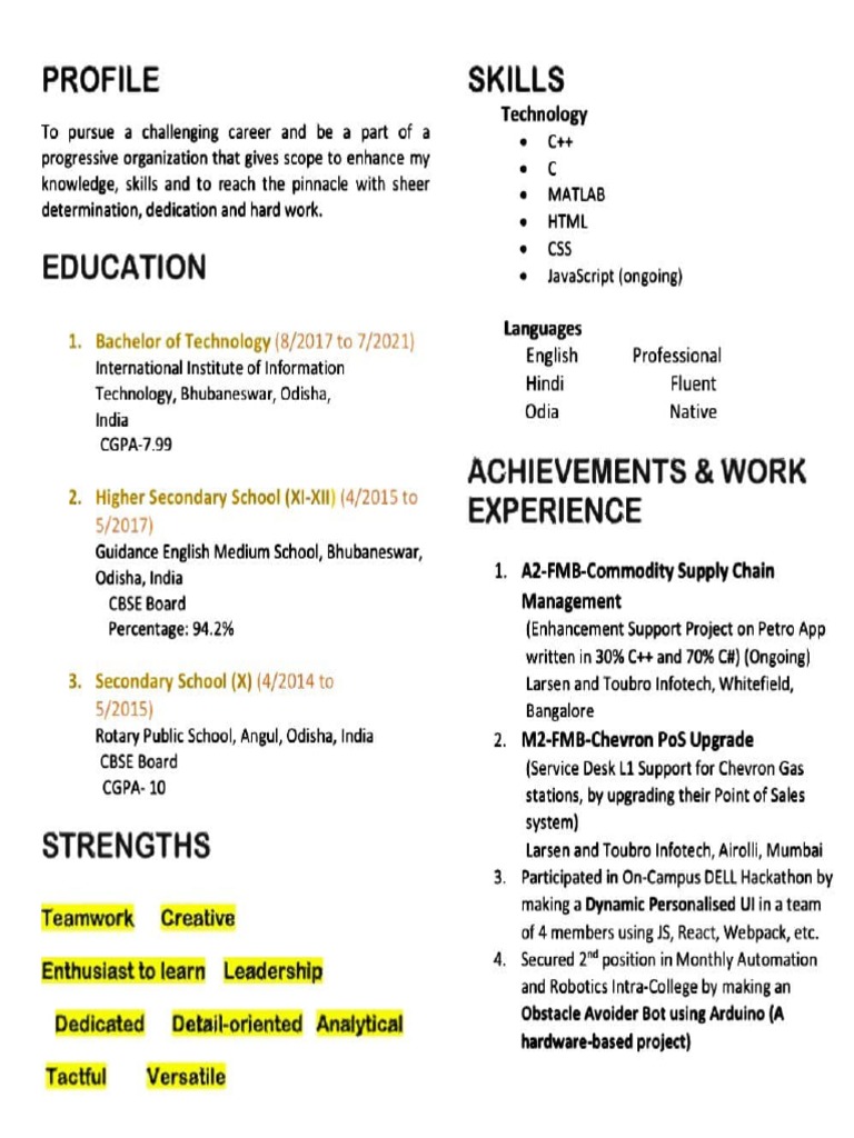 CV PDF | PDF | Computing | Systems Engineering