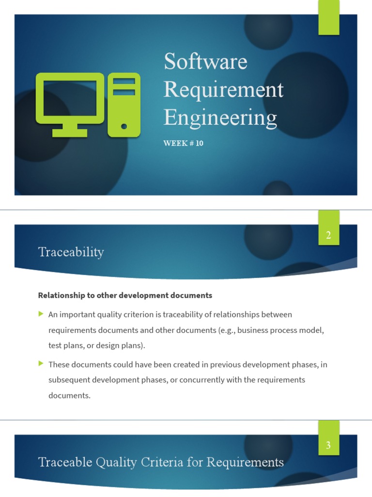 Understanding Requirements Traceability | PDF | Systems Theory | Software Engineering