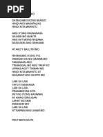 Halukay Ube Lyrics | PDF