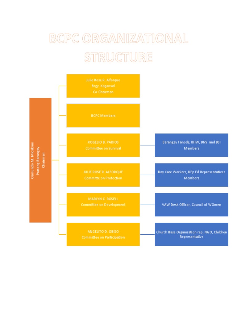 BCPC Organizational Structure | PDF