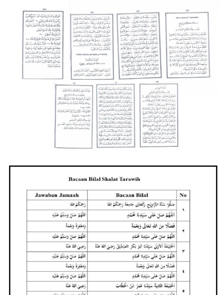 Doa Shalat Tarawih Witir | PDF