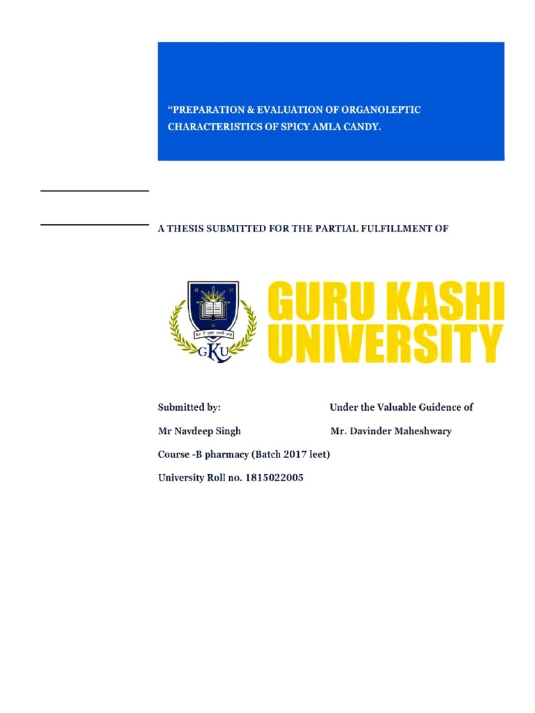 Guru Kashi Uni Project | PDF
