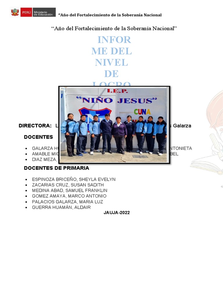 Informe de Resultados de Los Logros de Aprendizaje | PDF