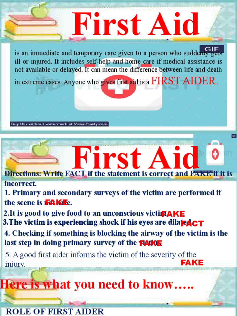 Mapeh 9 - Fisrst Aid | PDF | First Aid | Physiology