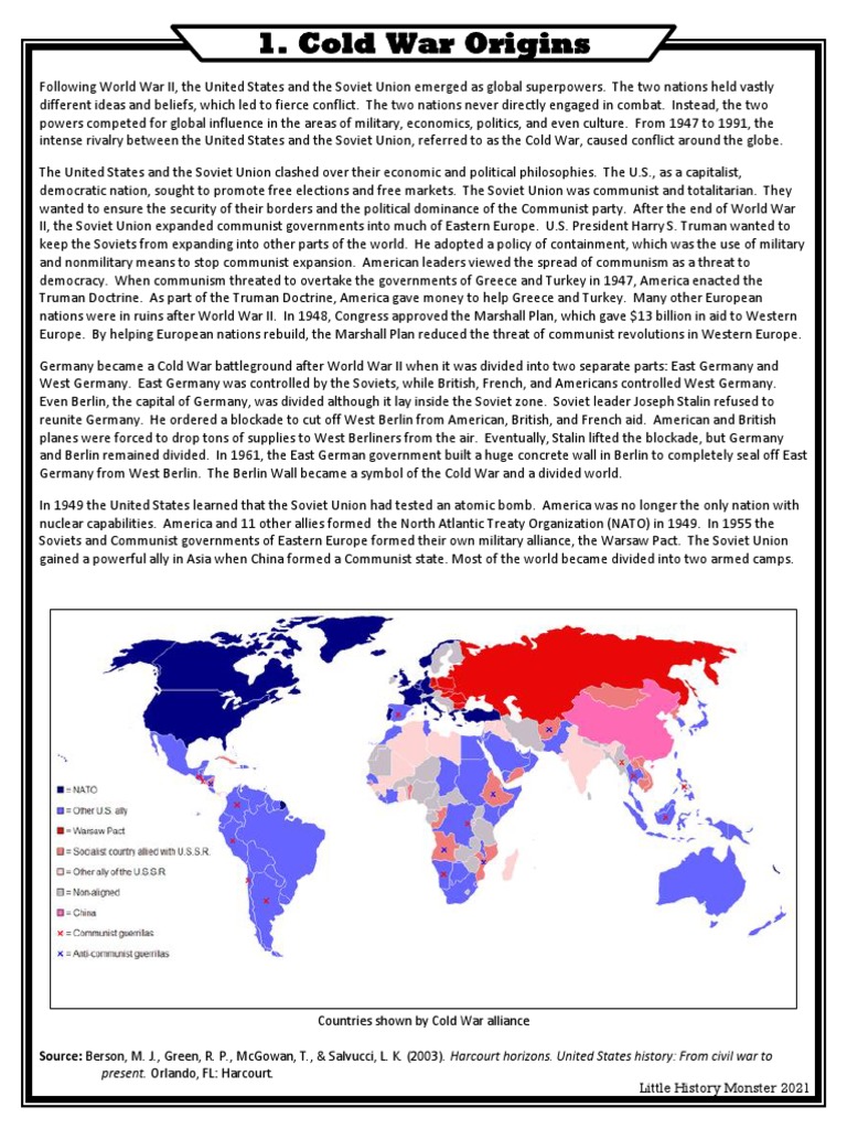 The Cold War Stations Activity | PDF