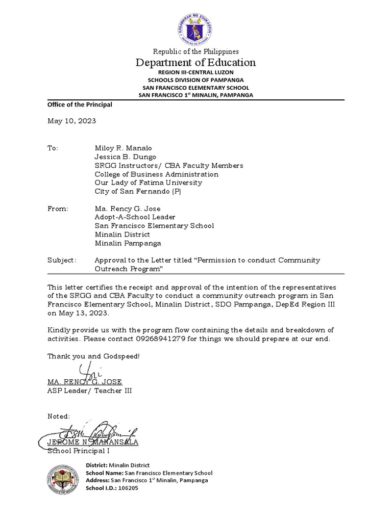 Sfes Asp Letter Reply Olfu Cba SRGG | PDF