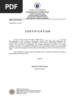 Certificate of Undertaking | PDF