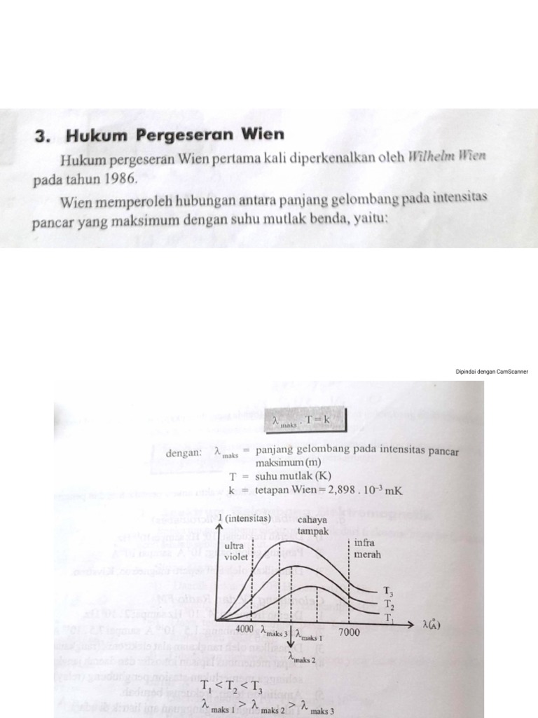 pergeseran wien | PDF