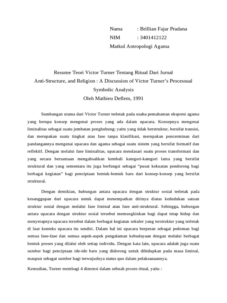 Ritual-Turner Convert Compress | PDF | Filsafat