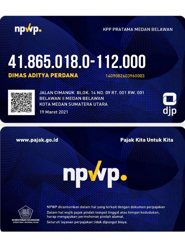 NPWP PDF | PDF