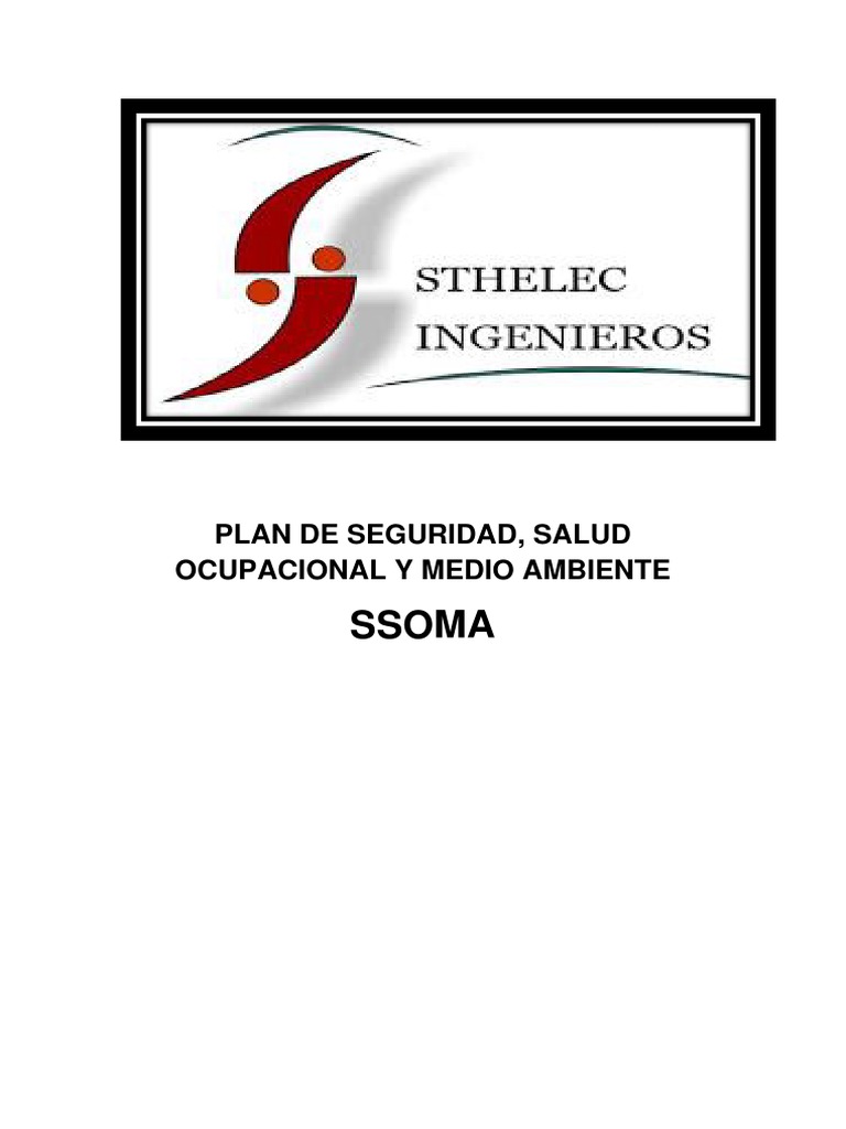 6.plan de Seguridad, Salud y Medio Ambiente | PDF | Seguridad y salud ocupacional | Riesgo