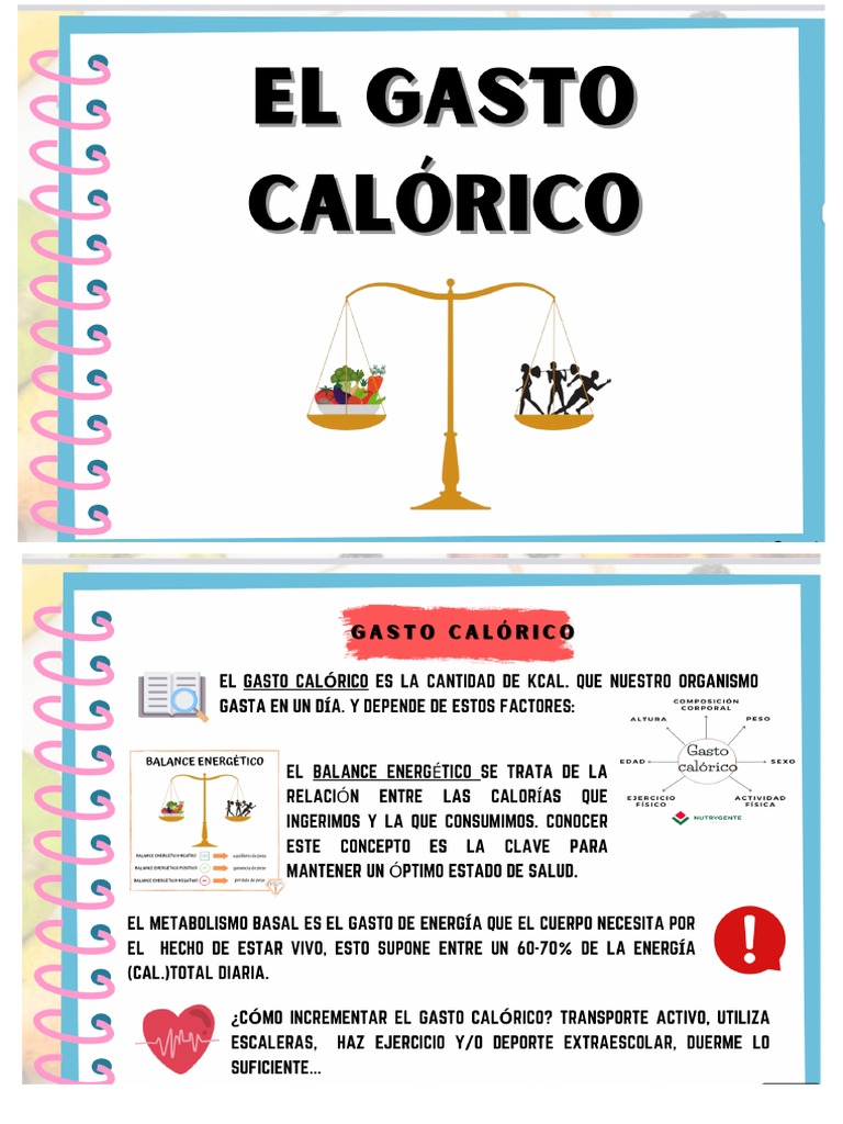 El Gasto Calórico | PDF