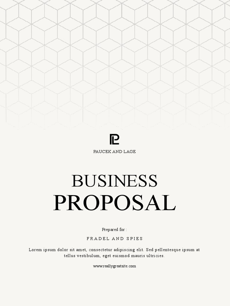 Beige and Black Minimalist Business Proposal | PDF
