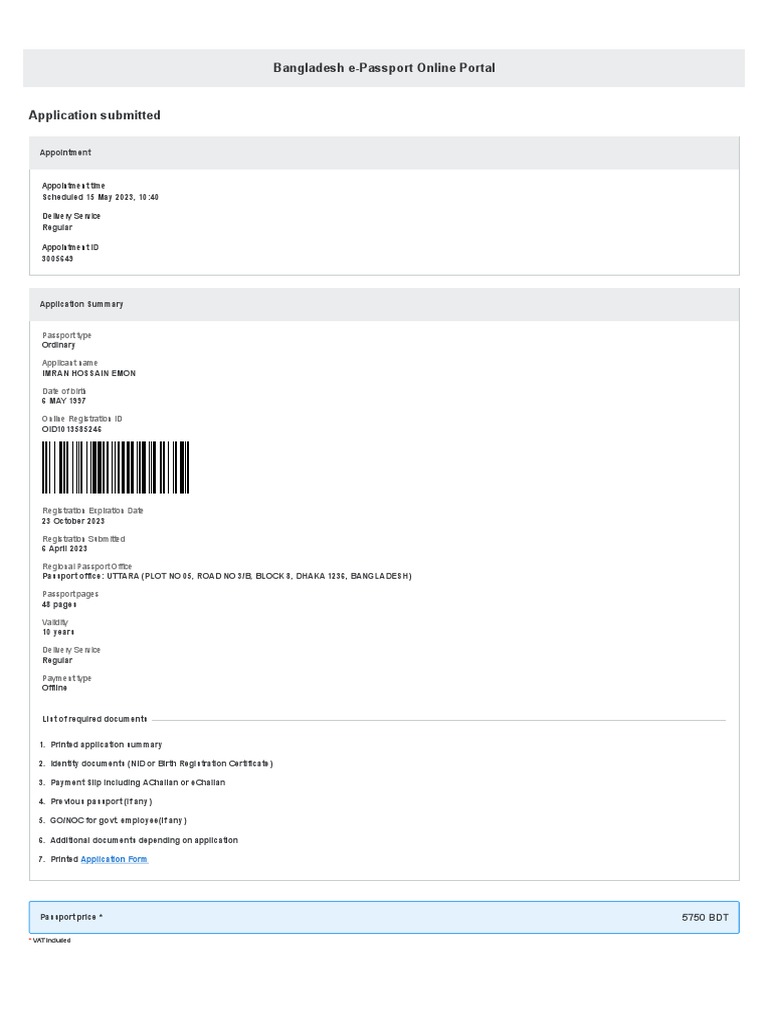 HTTPS/WWW Epassport Gov Bd/applications/application-Form/1013585246/d ...