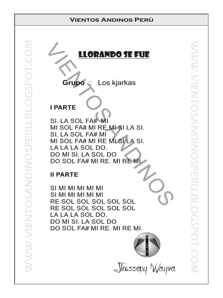 llorando se fue | PDF