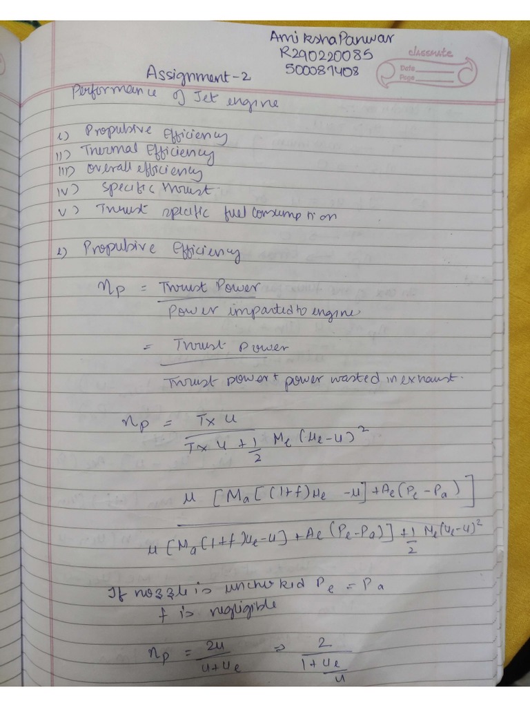 Assignment - 2 Gas Dynamics | PDF