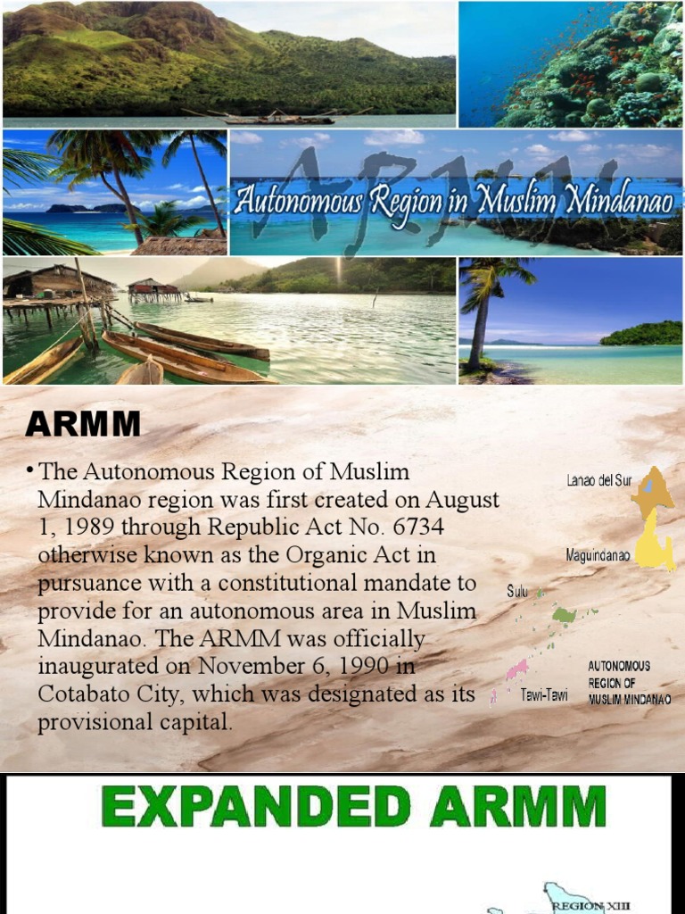ARMM: Culture, Cuisine, and Attractions | PDF