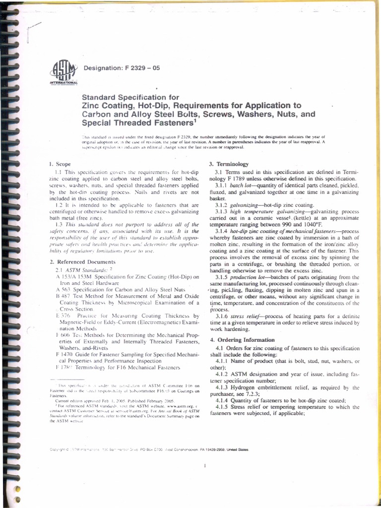 Astm F 2329 PDF | PDF