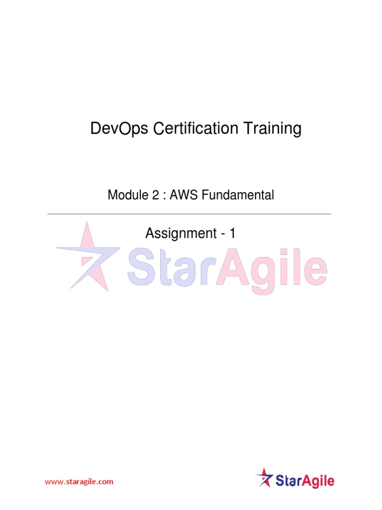 Aws Fundamental Assignment Pdf Pdf 