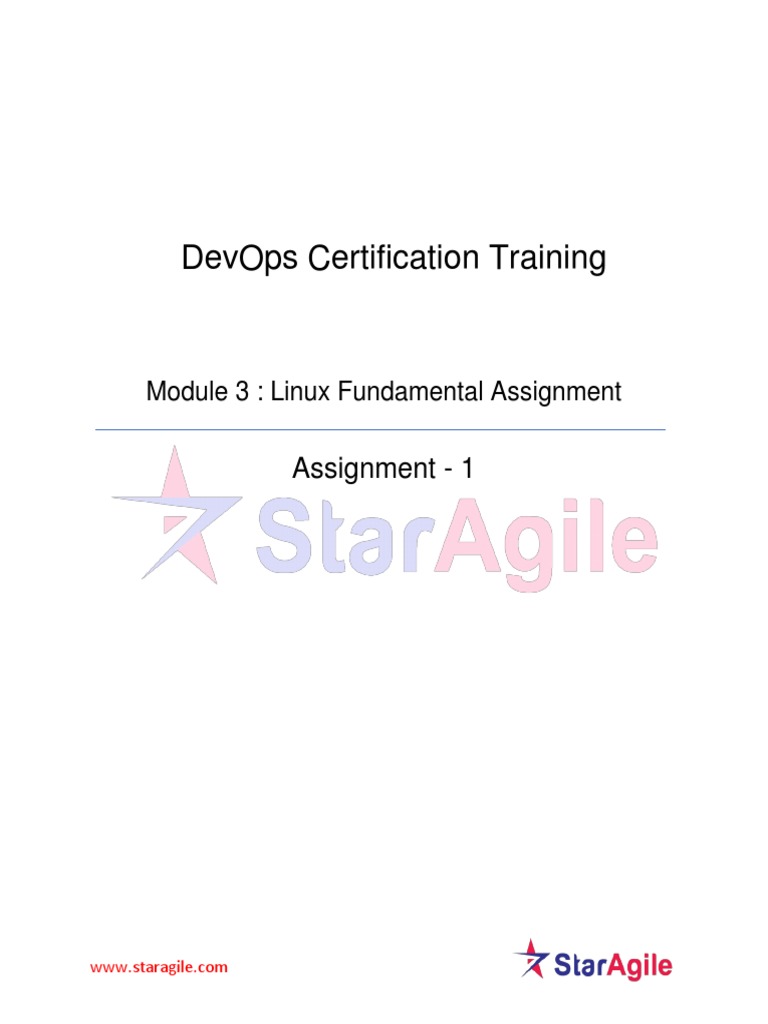 Linux Fundamental Assignment PDF | PDF | Technology & Engineering