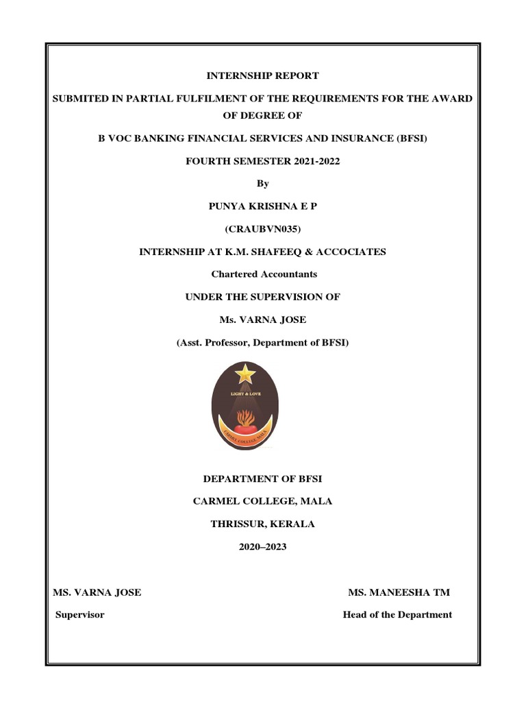 Intership Report | PDF | Depreciation | Voucher