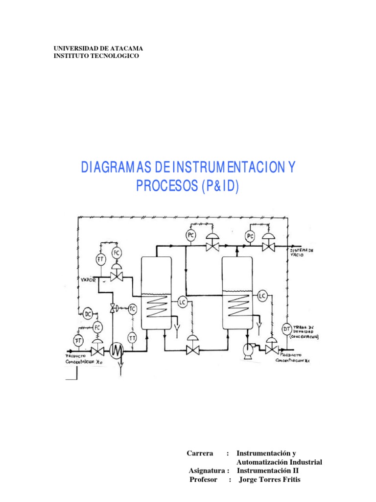 Diagramas de Instrumentacion y Proceso