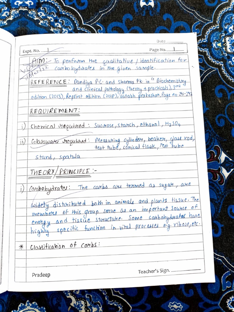 Biochemistry Practical PDF | PDF