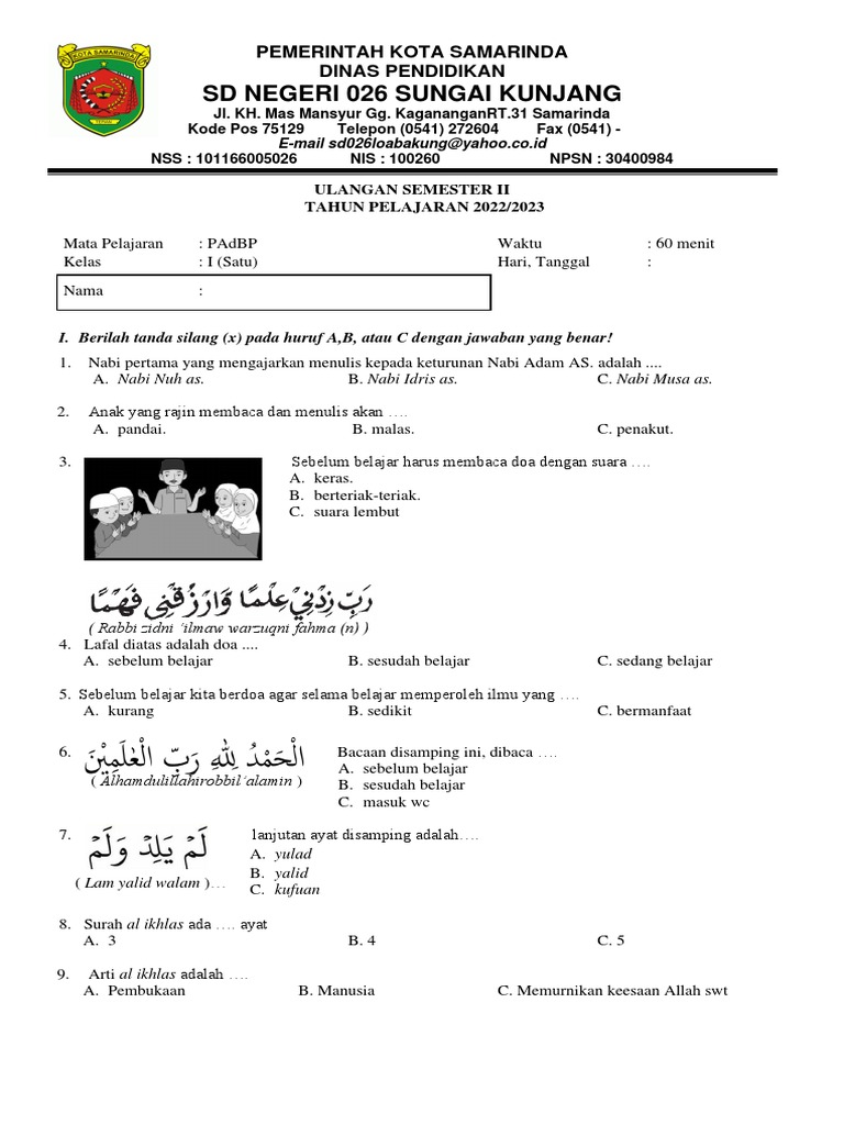 Soal KLS 1 | PDF
