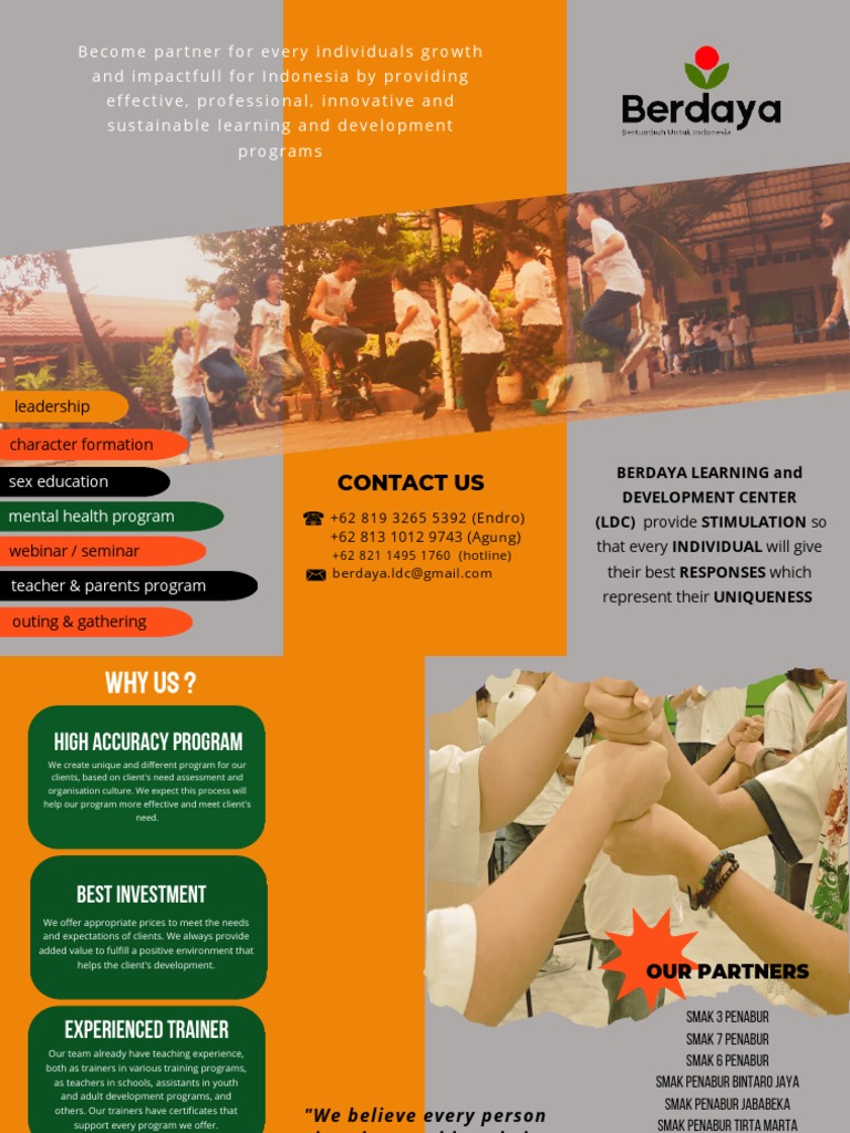 Brochure Berdaya | PDF | Behavior Modification | Cognition