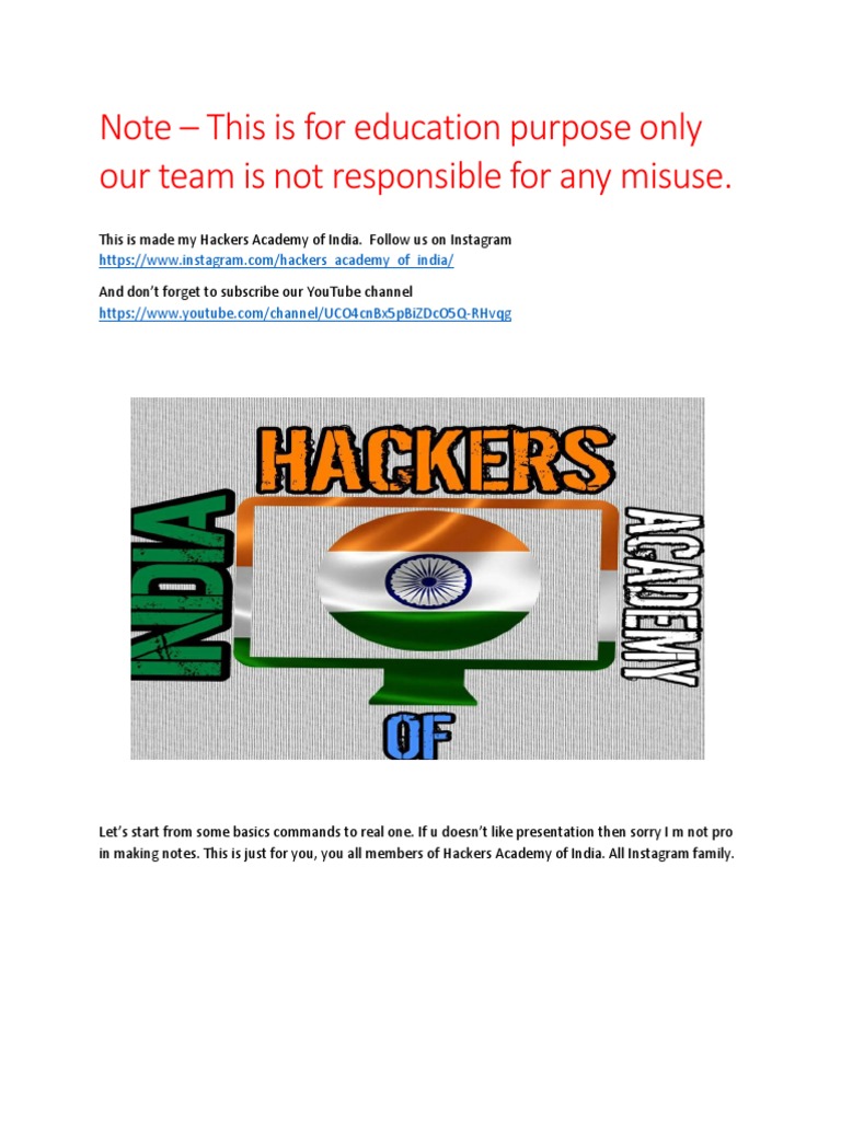 Commands Of Termux Pdf Pdf