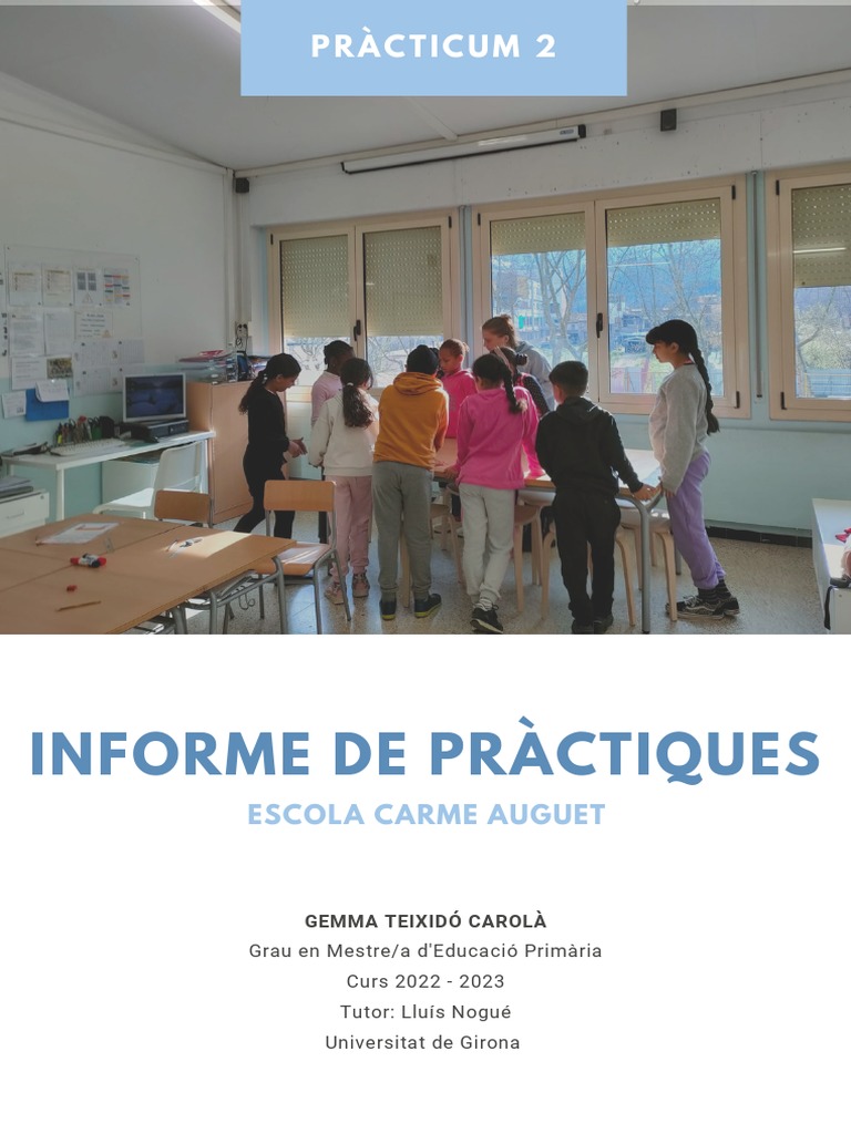 Informe de Pràctiques PDF | PDF