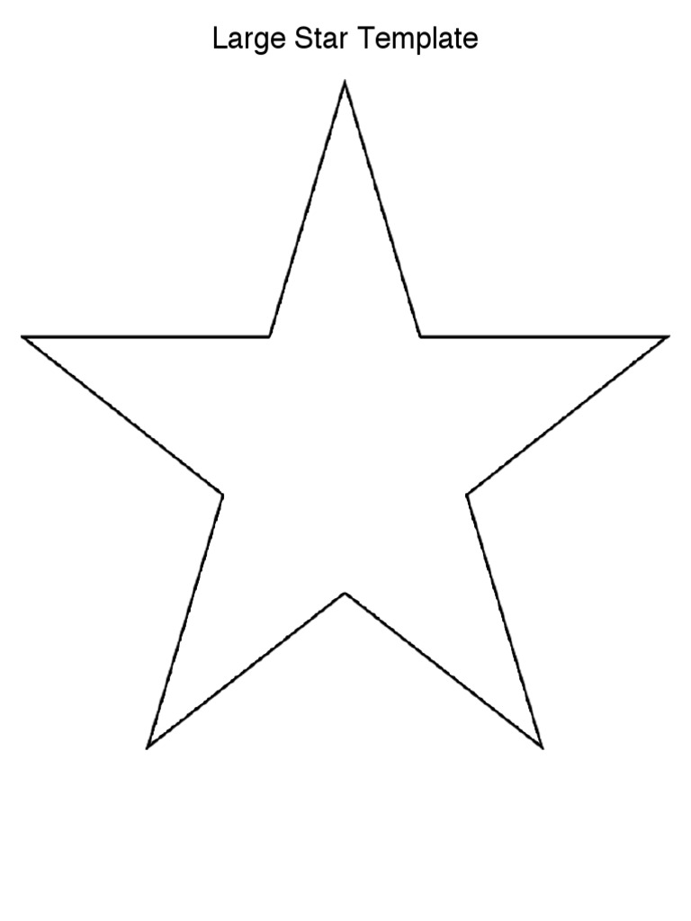 Printable Star Template | PDF
