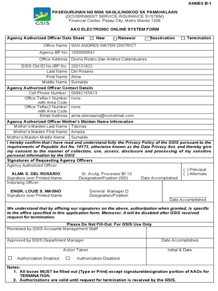 AAO EOS Form - 20210318 | PDF