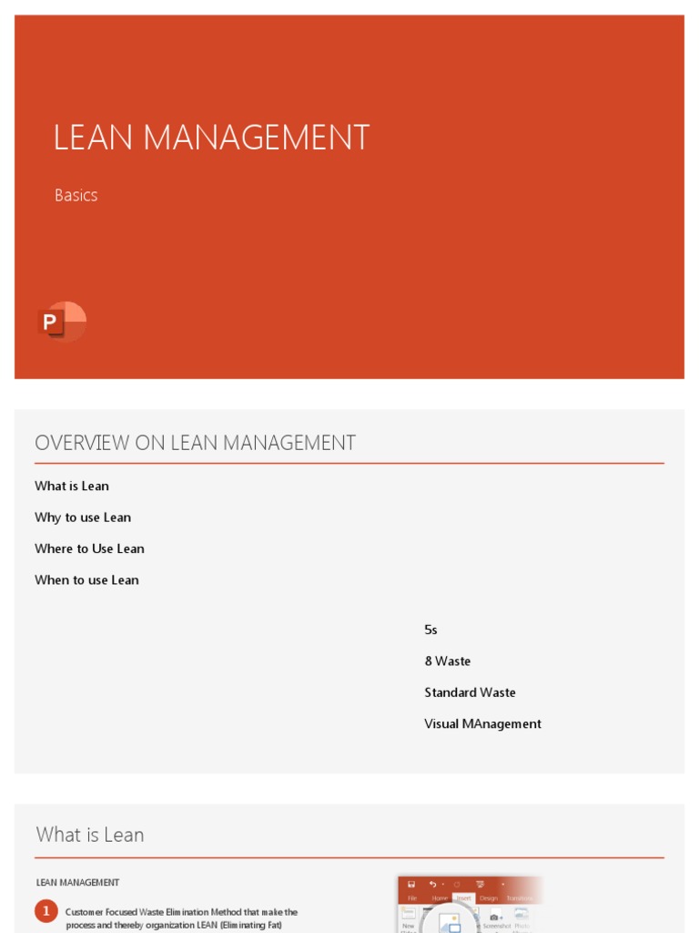 Lean Management | PDF