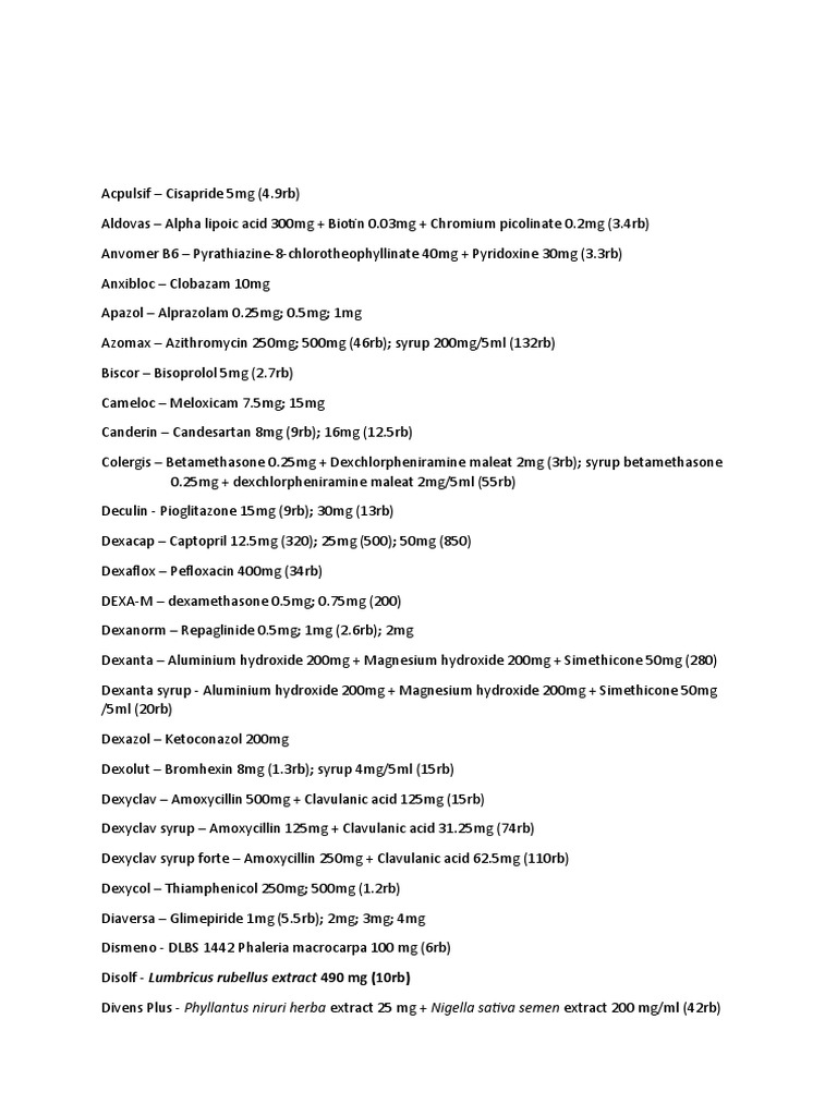 Dexa Medica | PDF | Drugs | Pharmacy