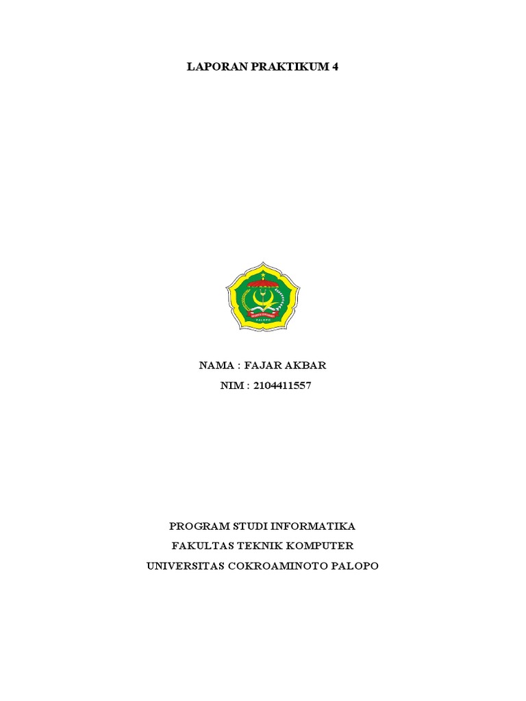 Fajar Akbar - 557 (Praktikum4) | PDF