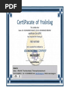 Safety Appreciation Certificate | PDF
