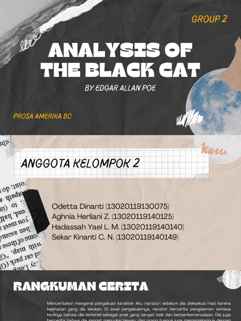 Group 2 - The Black Cat by Allan Poe Analysis - BC | PDF