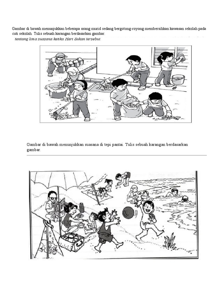 Karangan Bergambar | PDF