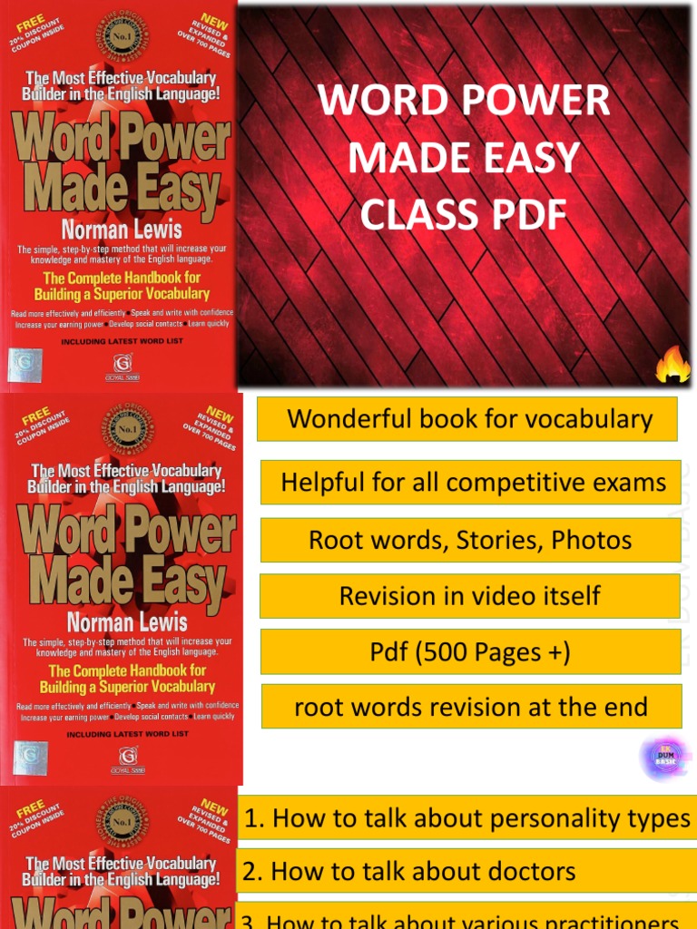 Word Power Made Easy Class.pdf | PDF