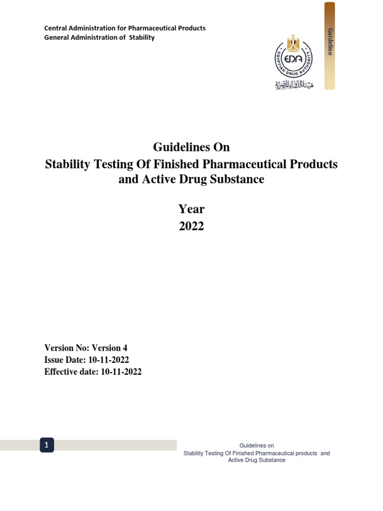 Stability Testing Guidelines for Pharma | PDF | Shelf Life ...