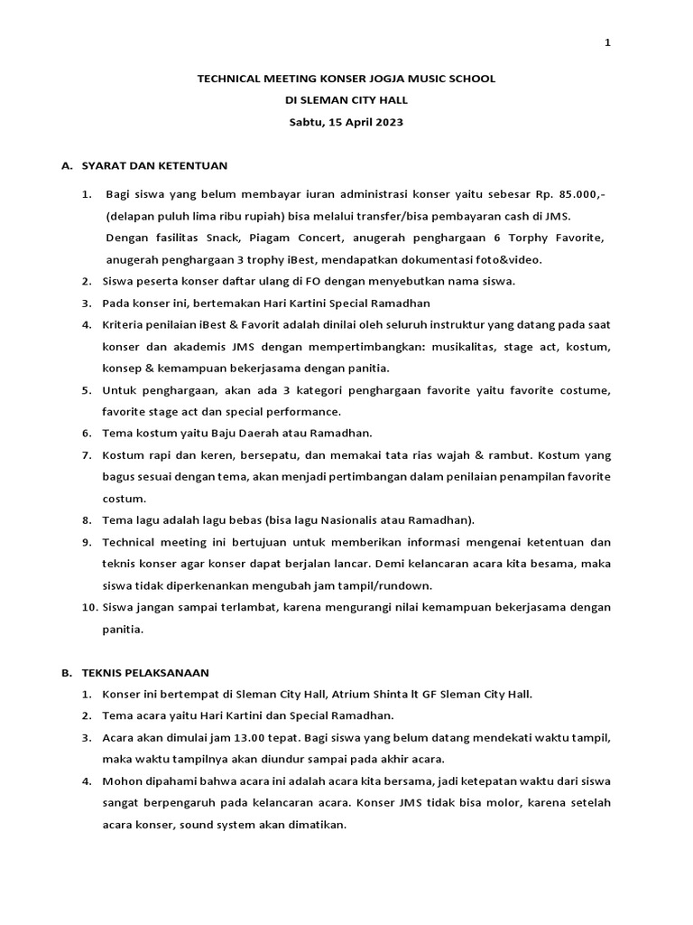 Materi TM Konser JMS | PDF